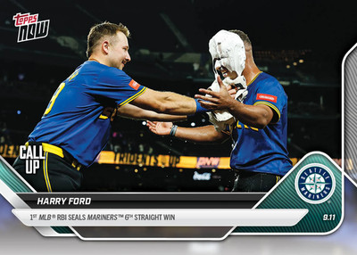 2025 Topps Now 694 Harry Ford Seattle Mariners Call Up RC 1st RBI in ...
