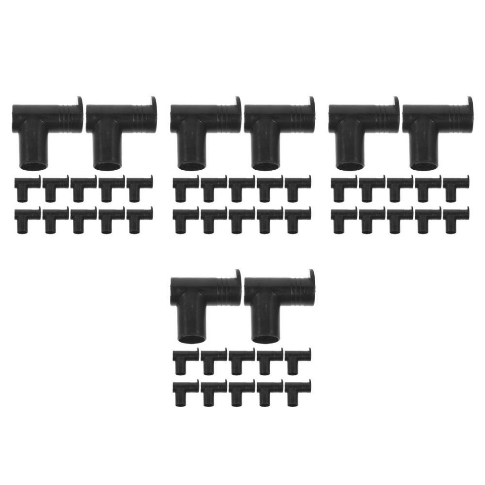 12 Pcs Plastic Telescopic Rack Connectors Clothes Drying Joints Rail ...