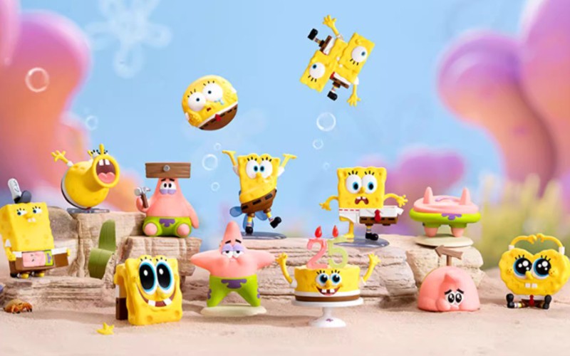 X SpongeBob Funny Series Blind Box Full Set New Plastic Seal Not Opened ...