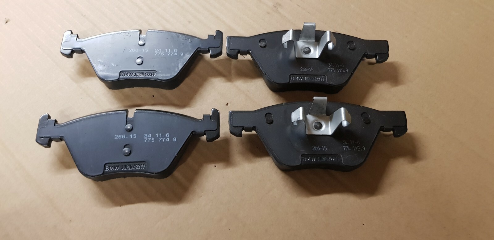 BMW 1 Series 130i & 123d Front Brake Pads Pad Set Genuine 34116771972 ...