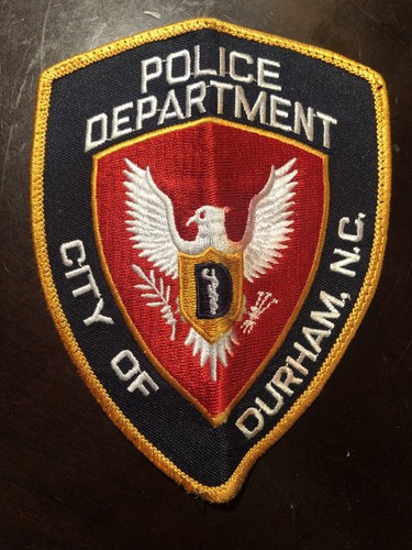 A39 * HTF DURHAM NC DEPARTMENT STATE POLICE PATCH OLD LAW GOVERNMENT | eBay