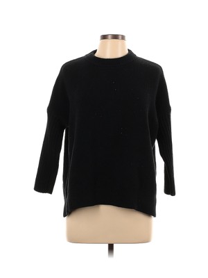 French Connection Women Black Pullover Sweater L | eBay