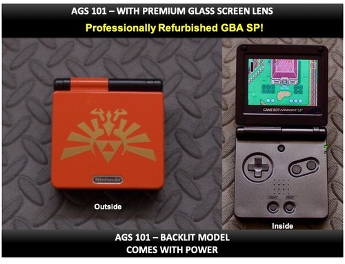 Nintendo Game Boy Advance GBA SP System AGS 101 Brighter Screen ...