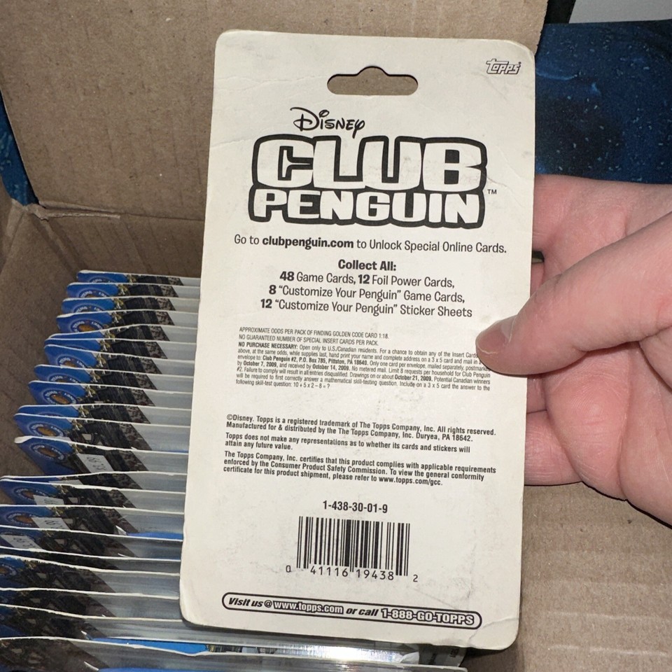 Club Penguin Card Jitsu Base Booster Pack ONE Trading Card Game CCG ...