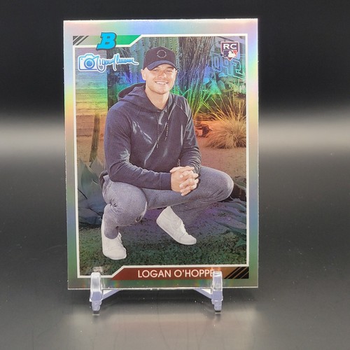 2023 Bowman's Best Logan O'Hoppe RC Refractor SP Randy Johnson Angels ...