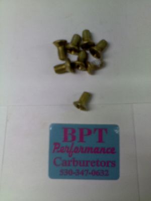 Holley 4500 Dominator Throttle Blade Screws, AED BG Demon Grant QFT ...