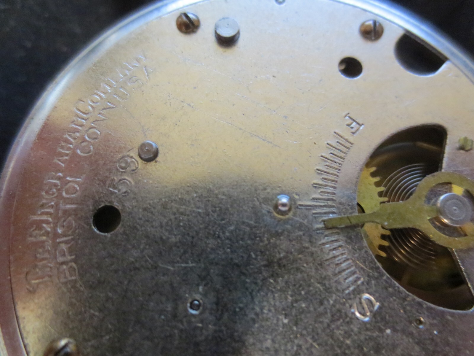 1959 16s Ingraham Pocket Watch Hank Aaron Ad Theme Dial Runs Well. | eBay