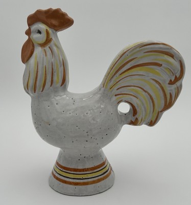 Rosenthal Netter Vintage Ceramic White Rooster Figurine Hand Painted ...