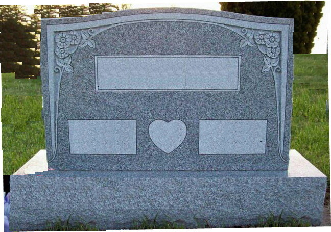 GEORGIA GRAY HEADSTONE CEMETERY GRAVE MARKER CARVING CUSTOMIZED VINTAGE ...