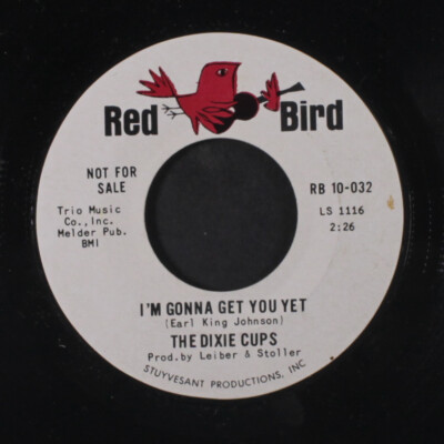 DIXIE CUPS: gee the moon is shining bright RED BIRD 7" Single 45 RPM | eBay