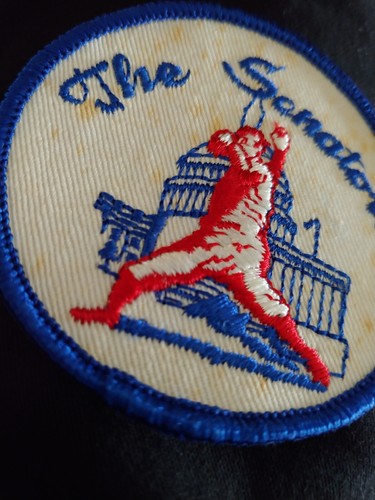 Vintage Washington Senators Baseball Team Logo Jacket Hat Patch 1960s 3 ...