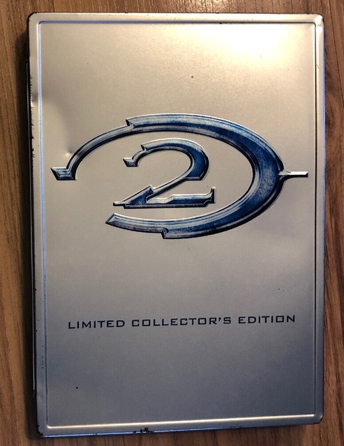 Xbox Halo 2 Limited Collector's Edition Microsoft Silver Metal Case | eBay