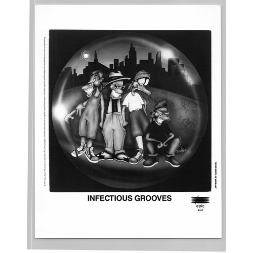 Infectious Grooves American Funk Metal Band 80s-90s Glossy Music Press ...