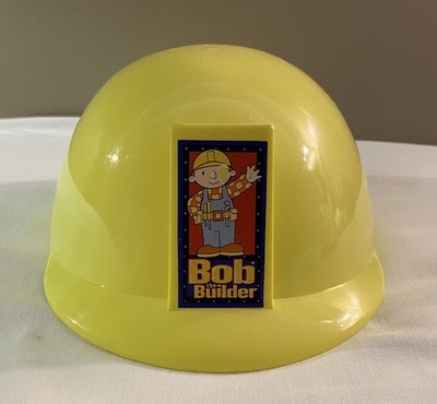 Vintage Bob The Builder Hard Plastic Yellow Hard Hat Play Toy Halloween ...