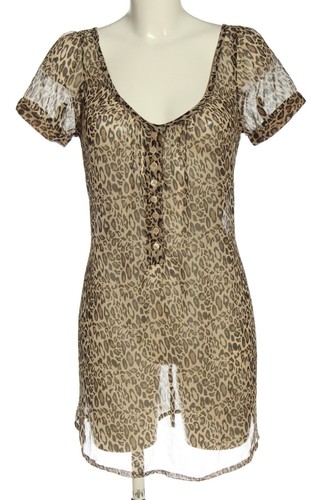 ONLY Blusa trasparente Donna Camicetta a blusa Taglia IT 40 crema ...