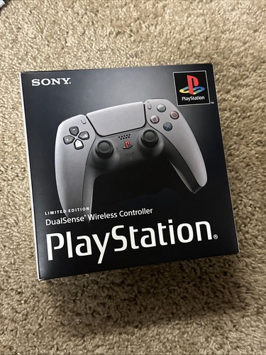 New PlayStation 5 DualSense Wireless Controller Grey 30th Anniversary ...