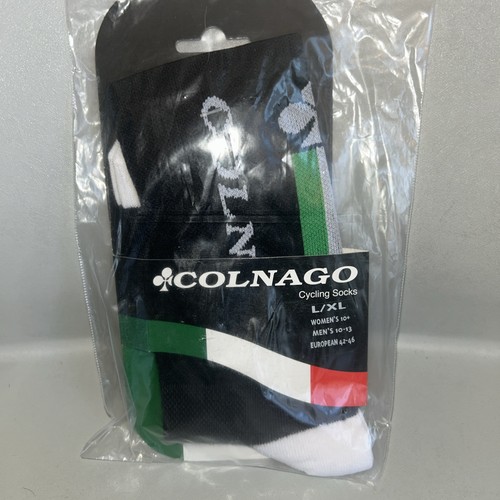 COLNAGO Sport Socks L/XL Tall Men’s 10-13 black green, white Red New ...