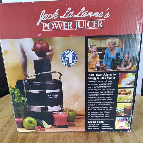 Jack LaLanne Power Express White Chrome Accents Healthy Fruit Vegetable ...