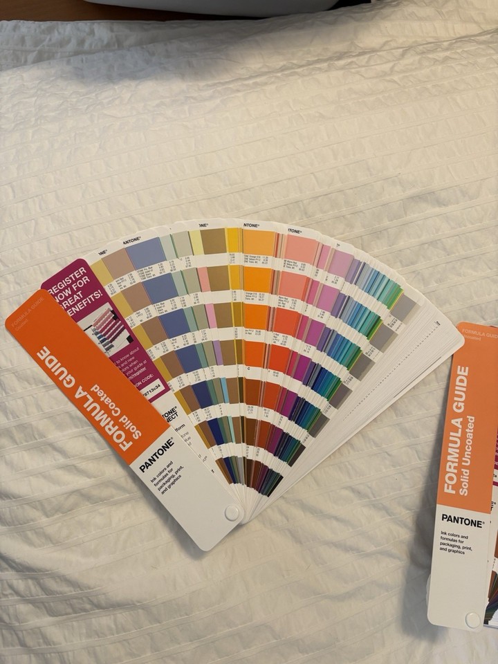 Pantone Guides In Excellent Condition - Coated And Uncoated | eBay
