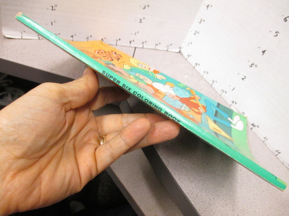 SUPER SIX 6 1968 DePatie Freleng cartoon TV show comic coloring book ...