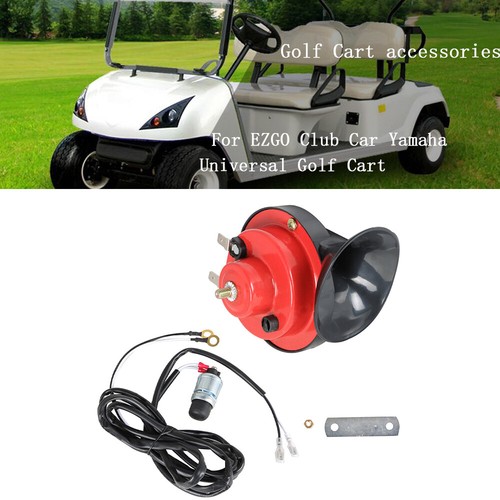 12 Volt Golf Cart Electric Horn Kit For EZGO Club Car Yamaha Universal ...