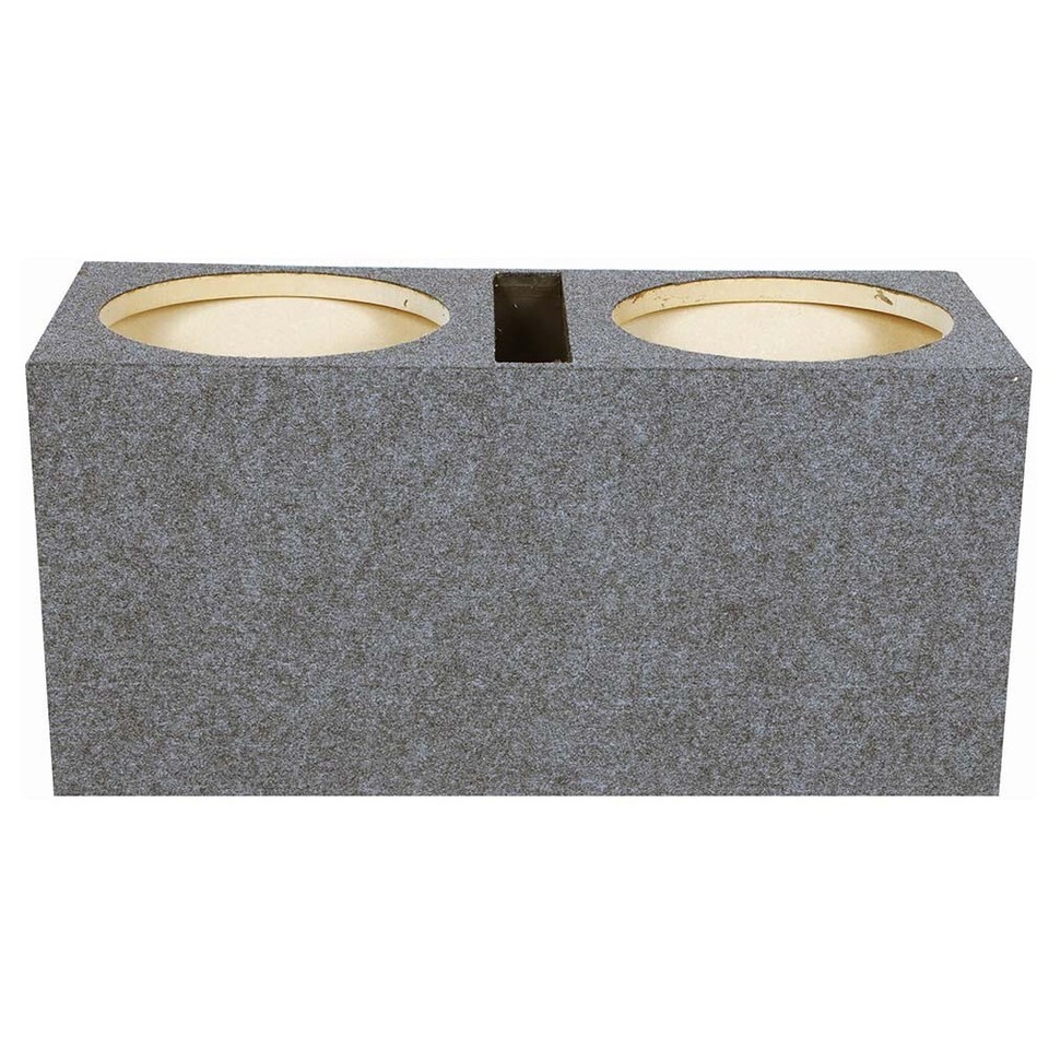 QPOWER DUAL 15″ 15 INCH VENTED HEAVY DUTY EMPTY SUB SUBWOOFER BOX ...