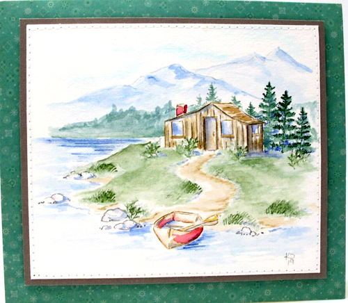 Rustic Cabins see photo 2 set 4962 STAMPS YOU GET Art Impressions ...