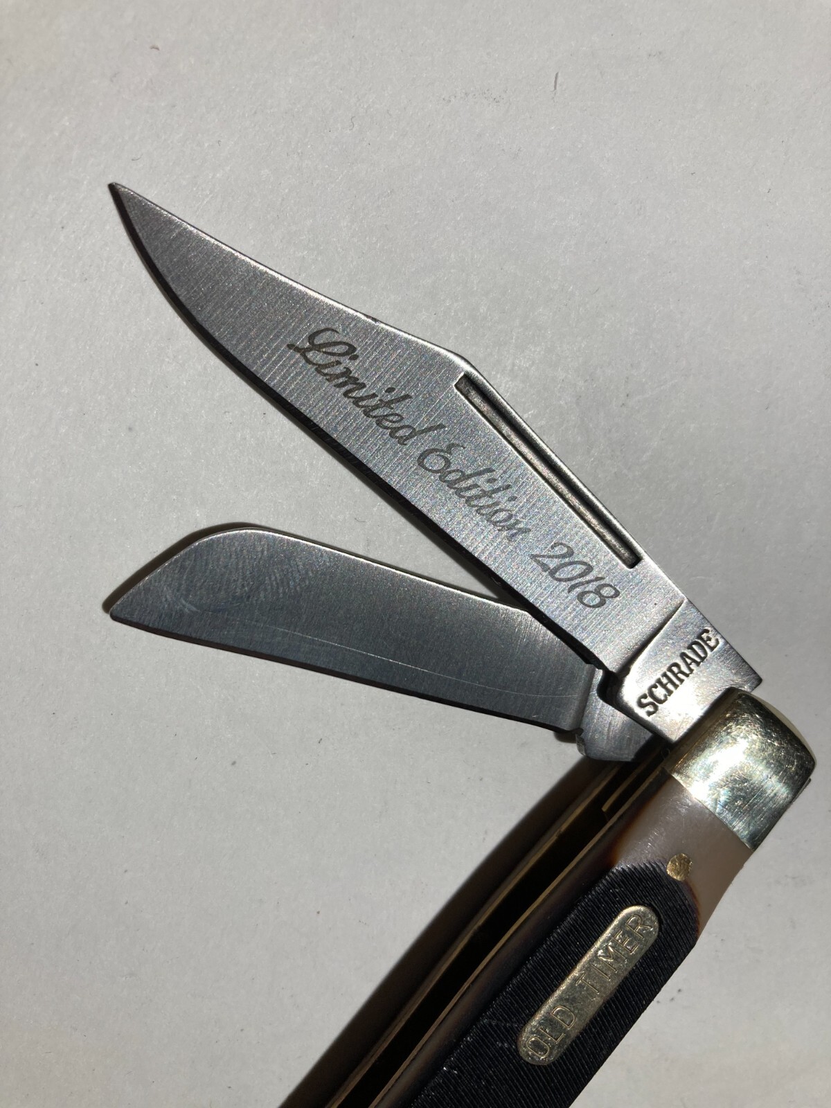 Schrade Old Timer 80T 8OT 3-Blade Folding Pocket Knife, Limited Edition ...