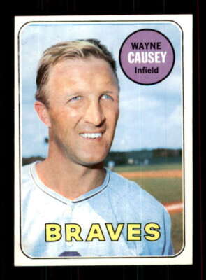 1969 Topps #33 Wayne Causey EXMT+ Braves 538827 | eBay