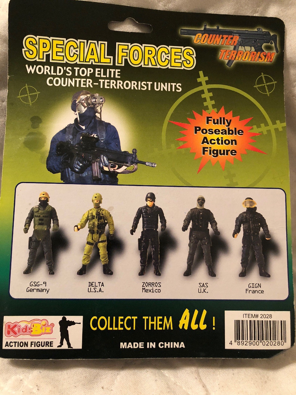 Counter Terrorism Special Forces Fully Poseable Action Figure Kid’s Biz ...