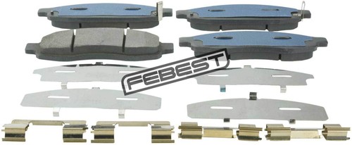 Pad Kit, Disc Brake, Front - Kit Fits Nissan 41060-ZC025, 41060-ZC027 ...