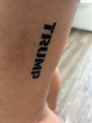 Trump Tattoo | Premium Semi-Permanent 2 Week Tattoo | Trump Election ...