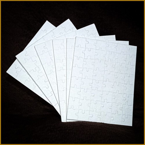 Sublimation Puzzles blanks, 48piecs 6pk. and 6 gift Boxes. 8x10" puzzle ...