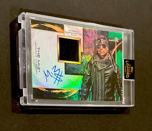2020 TOPPS WWE FULLY LOADED THE MIZ GREEN TURNBUCKLE PAD AUTO SP #’d 29 ...