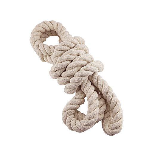 10ft Natural Twisted Cotton Rope Strong Triplestrand Rope For Sports ...