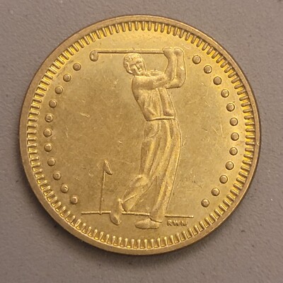 Uncommon Vintage The Greens Metal Token - Golf & Family Fun | eBay