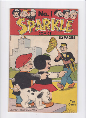 SPARKLE COMICS #1 [1948 VG] DOG CATCHER COVER! NANCY & SLUGGO | eBay