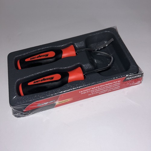 Snap-on Tools USA NEW 2pc ORANGESoft Grip Short Radiator Hose Pick Set ...