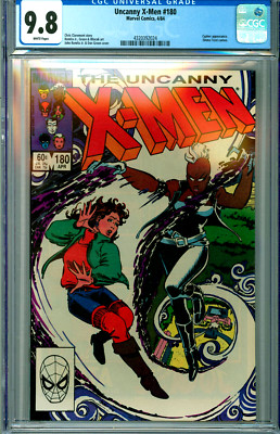 UNCANNY X-MEN 180 CGC 9.8 WP Emma Frost CYPHER Non-CIRCULATED Case ...