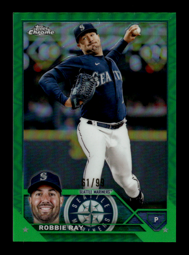 2023 Topps Chrome Baseball Robbie Ray #159 Green Refractor /99 | eBay