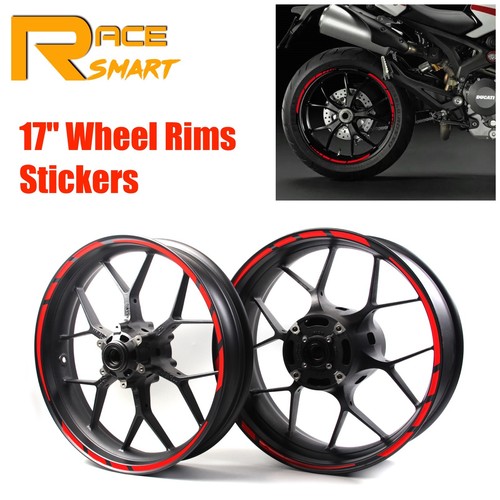 17'' Wheel Rim Stickers Decal For Yamaha YZF R1 R3 R6 R7 MT-03 MT-07 MT ...