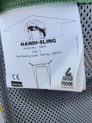 Handi Move Handi-Sling Hygienic Patient Sling | eBay