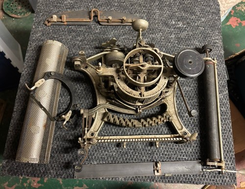 Early HAMMOND Model 2 Typewriter - RARE - Parts/Restoration - Circa ...