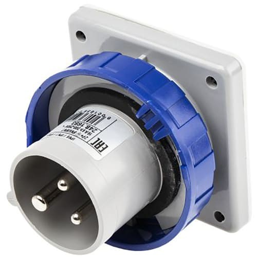 1PC RS PRO 1254460 IP67 16A 240V 2P+E PANEL APPLIANCE INLET | eBay