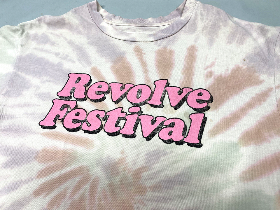 SIZE XS EXTRA SMALL T-shirt RVLV REVOLVE FESTIVAL tie dye Coachella ...
