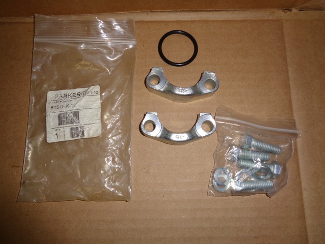 Parker 1" Code 61 Hydraulic Split Flange Kit 5151hk-16 for sale online ...