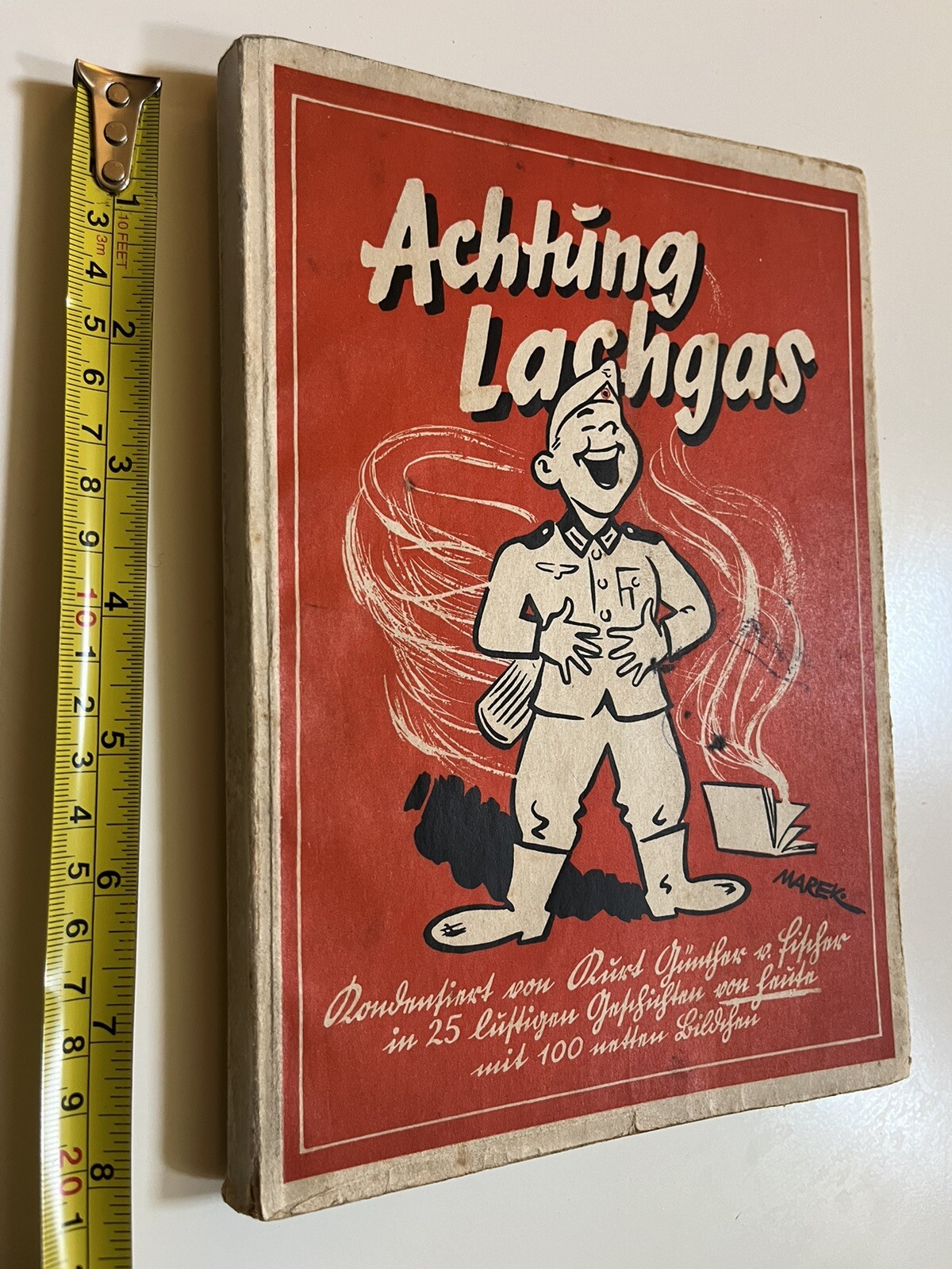 WWII German Book of Jokes Military Humor Original Wehrmacht 1940 w/dust ...