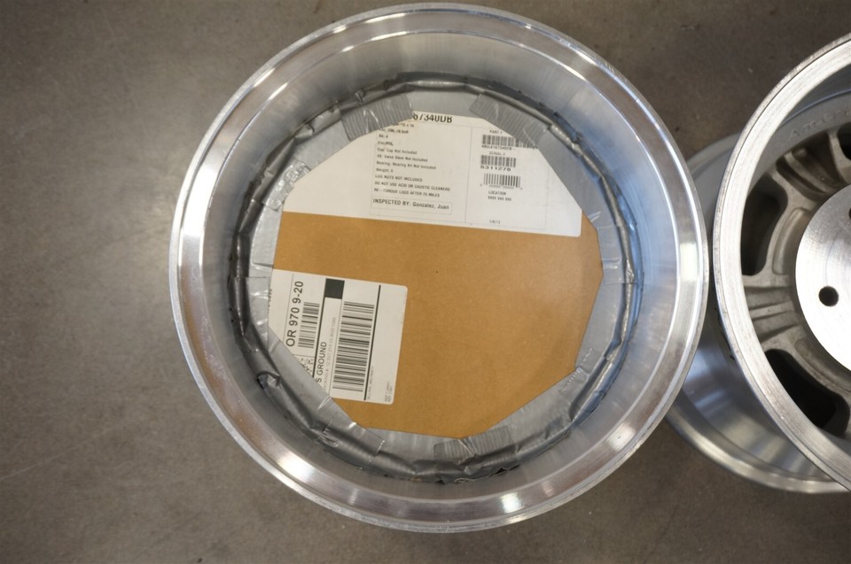 NOS American Racing 15 x 10 Aluminum Slotted Mag Wheels Slots 5 on 5.5 ...