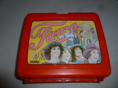 VINTAGE FAME PLASTIC LUNCH BOX PAIL ONLY 1983 MGM ENTERTAINMENT MISSING ...