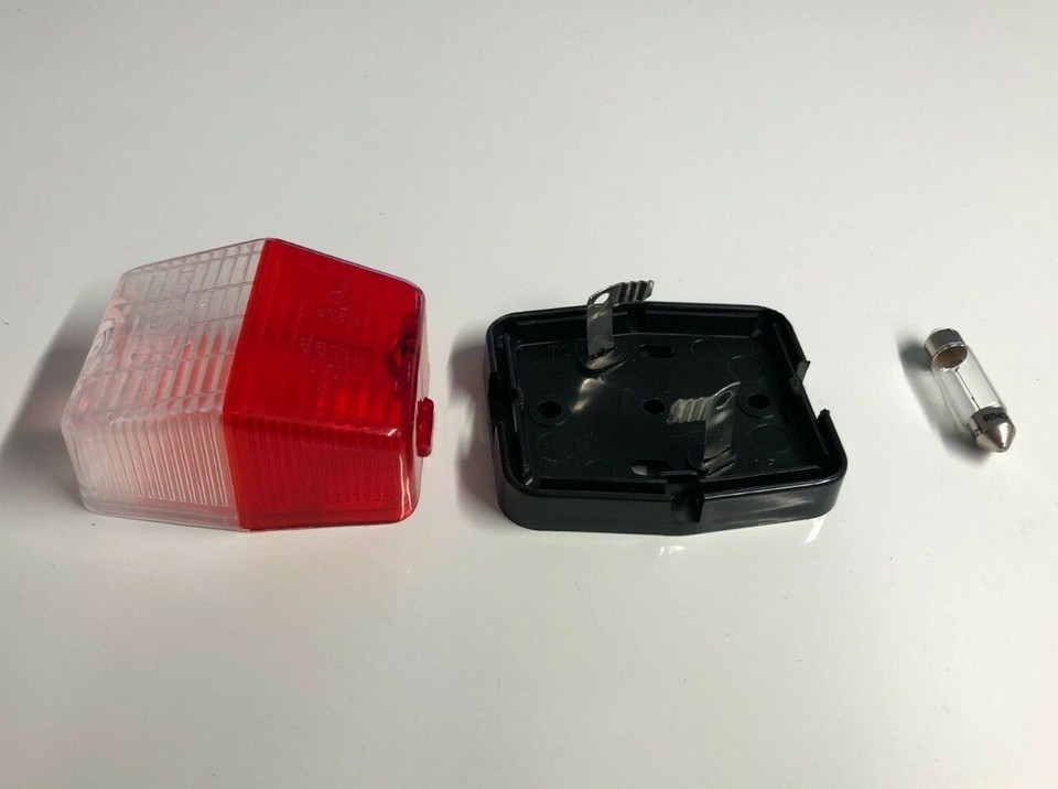 Jokon Side Top Marker Light Red + Clear Lamp Caravan Motorhome ...